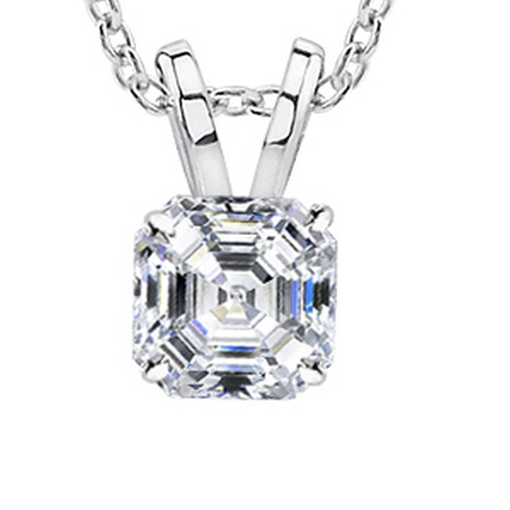 2.01 Carat 14K Rose Gold Asscher Shape IGI Certified LAB GROWN Diamond ...