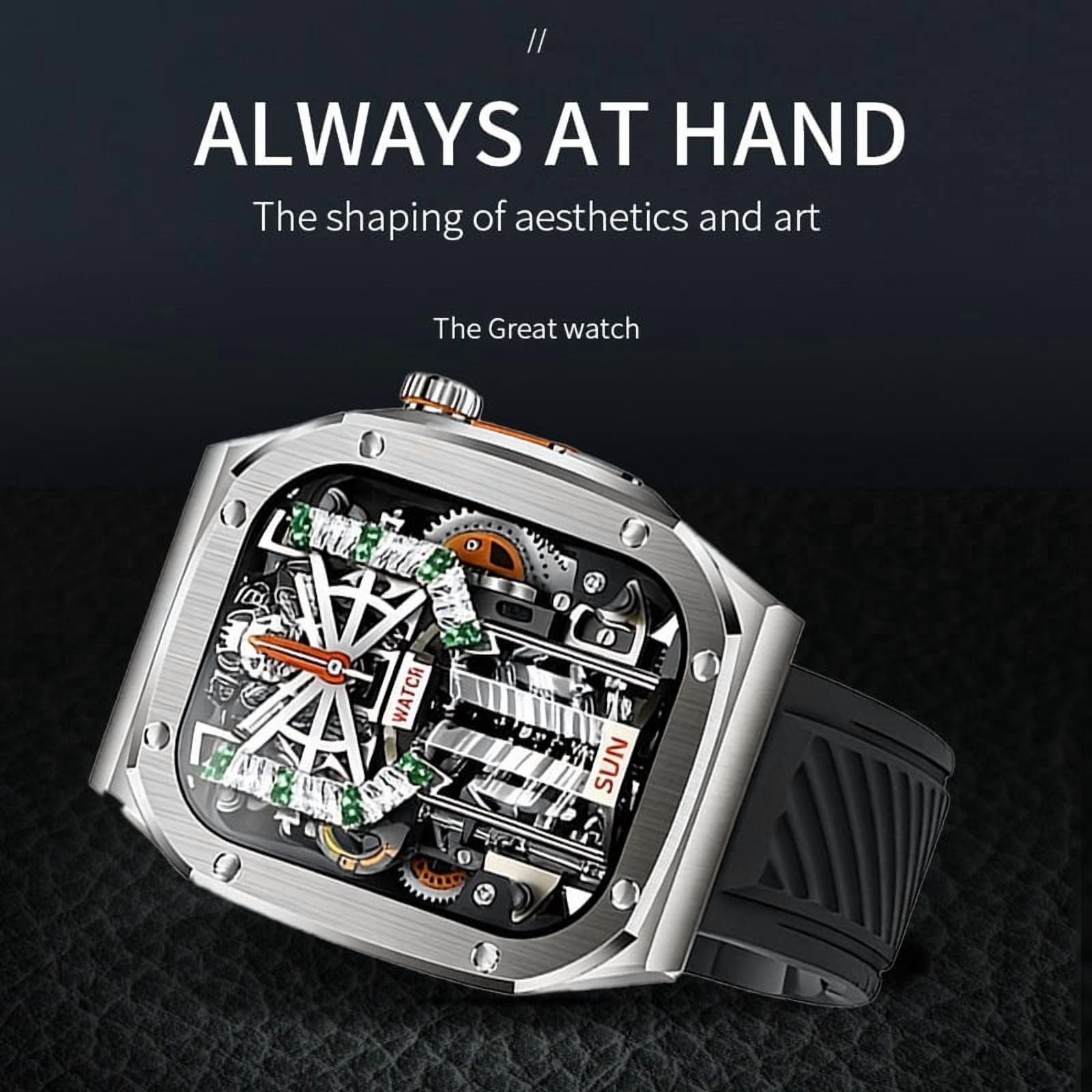 2.01" Full Touch Unisex Sports Smart Watch, Bluetooth Make & Receive ...