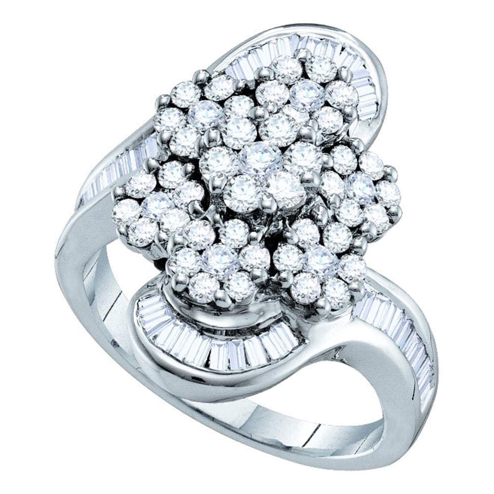 2.0CT-DIA FLOWER RING - Walmart.com