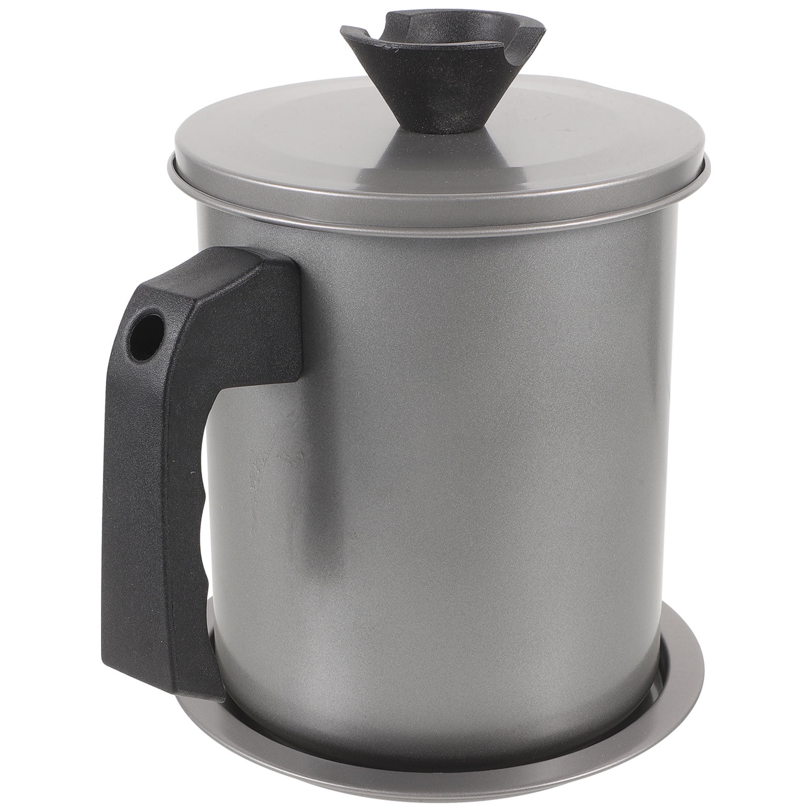 2.0L Stainless Steel Oil Strainer Pot Grease Container Oil Storage Can ...