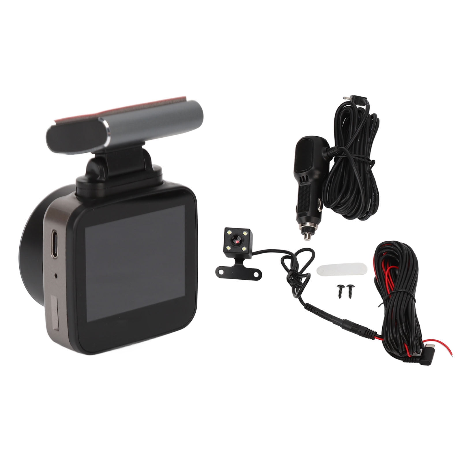 2.0in IPS Screen Dual Dash Cam Night Vision Waterproof with Backup ...