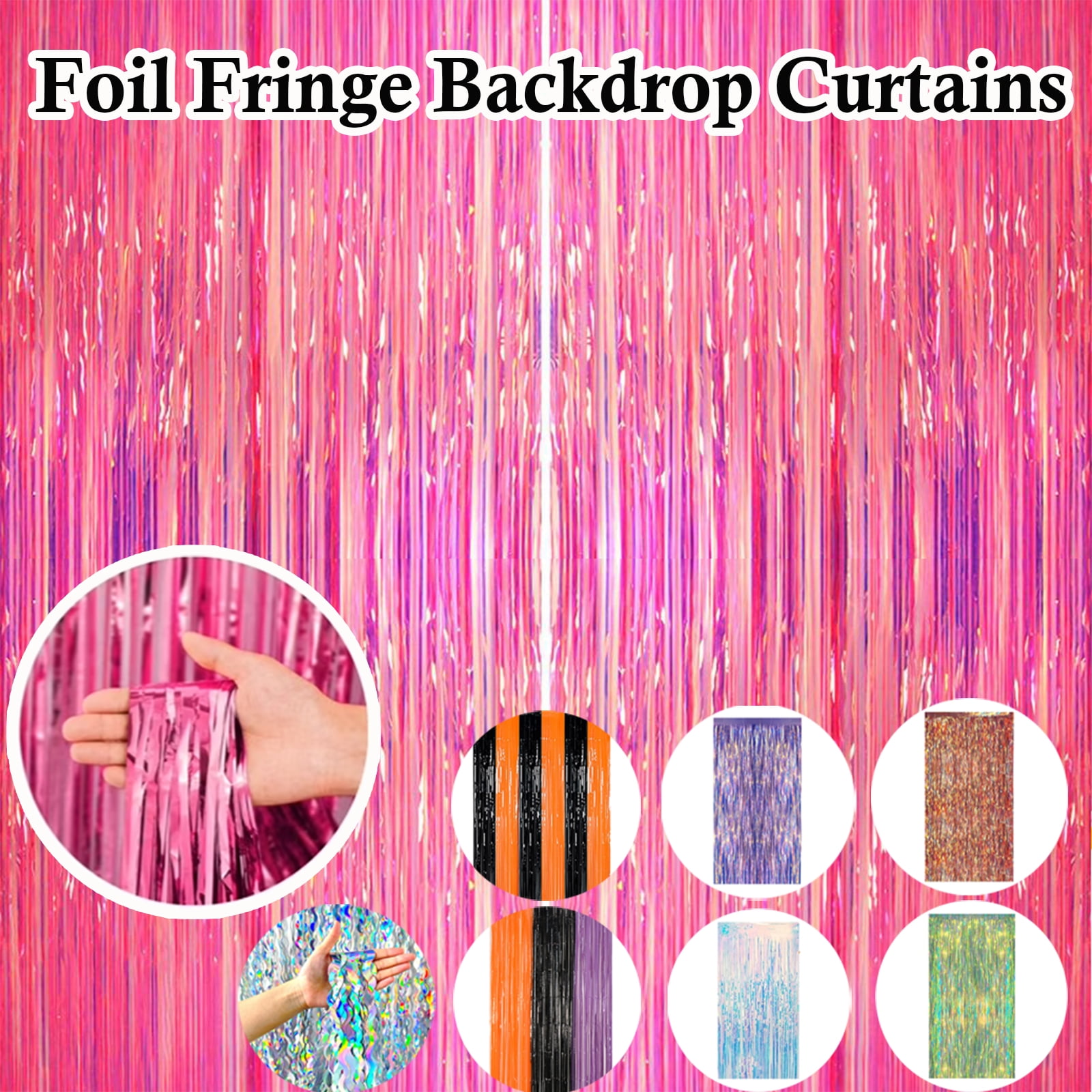 2.0m Colorful Golden Rain Silk Curtain for Birthday Party Wedding ...
