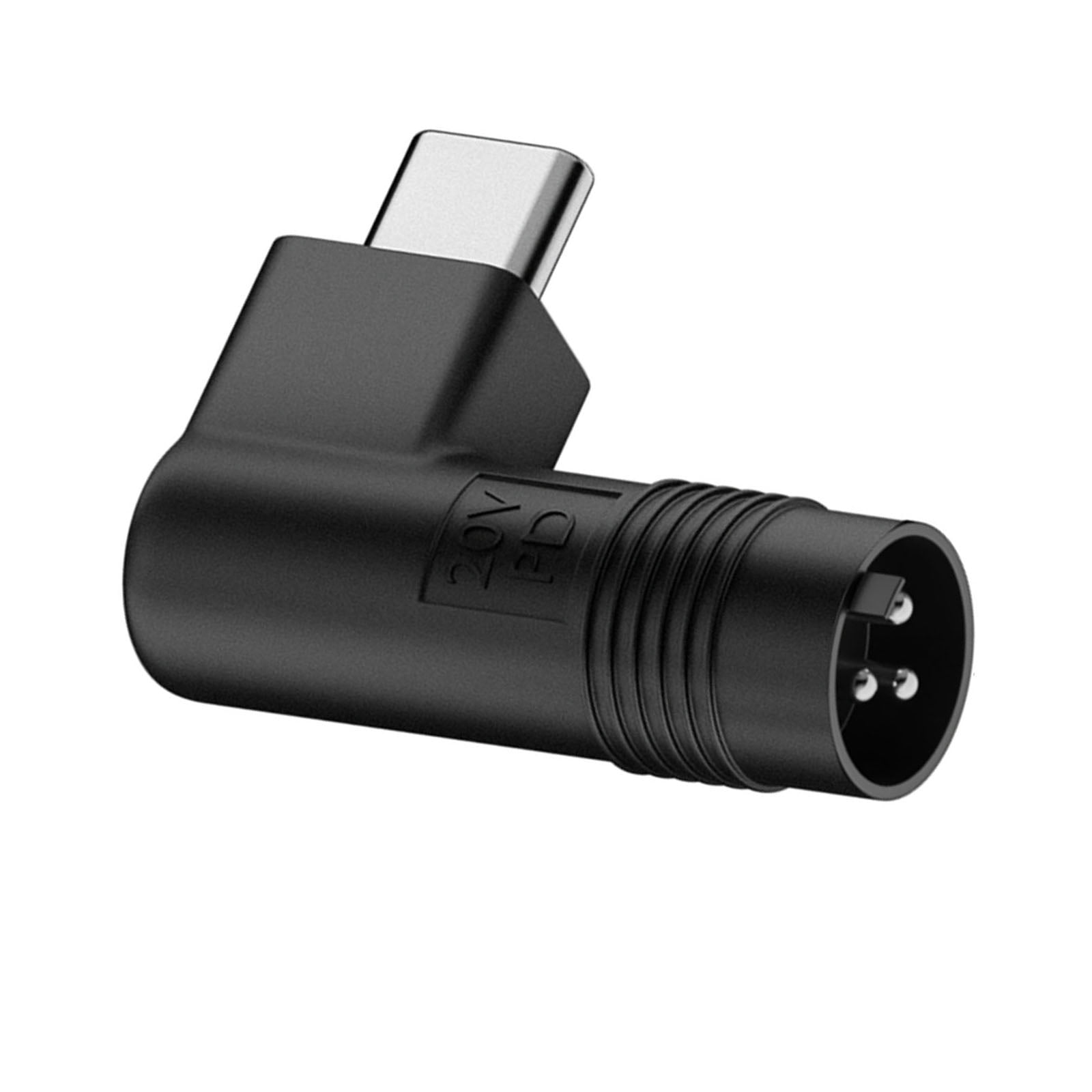 2.0mm 3Pin Male to Type C Male Conversion Adapter Black Converter ...