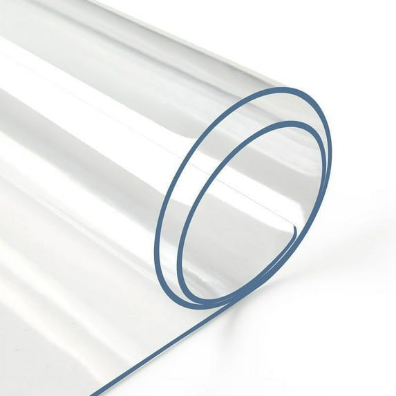 2.0mm Clear Desk Cover Protector, 42×80 Inch Clear Table Cover ...