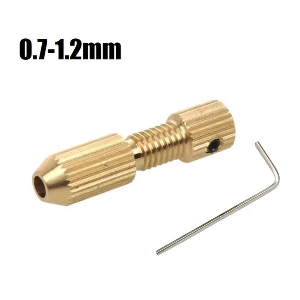2.0mm Shaft Hole Brass Motor Shaft Clamp Small Collet Adapter Fixture ...