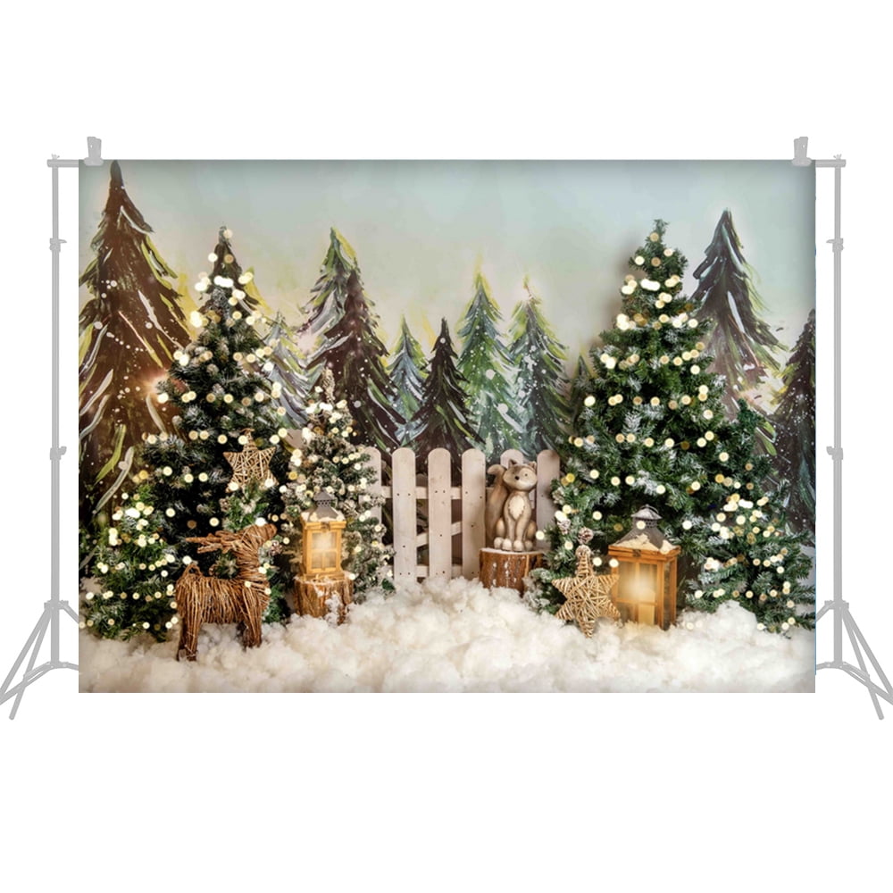 2.1 * 1.5m/ 7 * 5ft Christmas Backdrop Photography Background Portrait ...