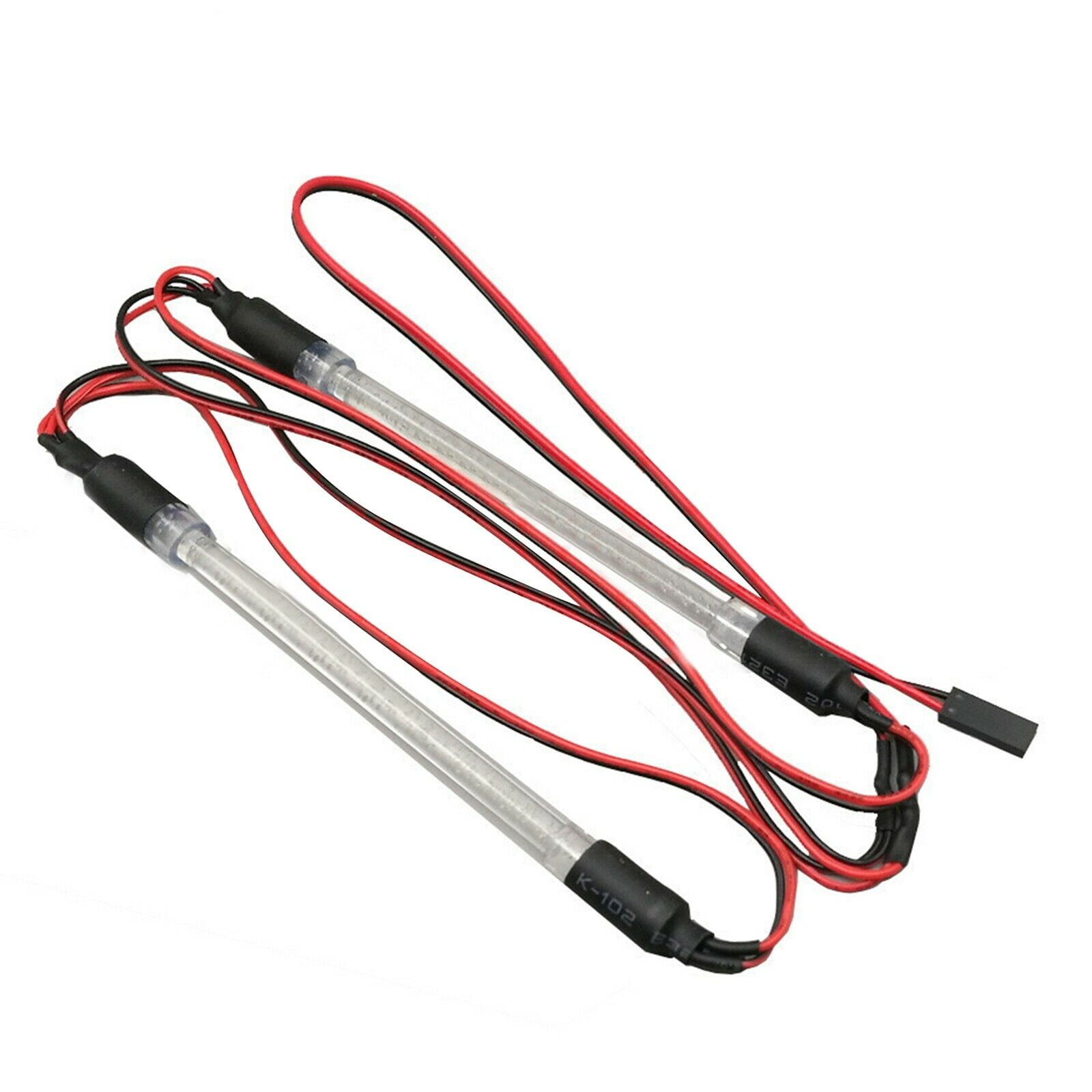 2* 1/10 RC Truck Plastic LED Light Bar Car Chassis Crawler Decoration ...