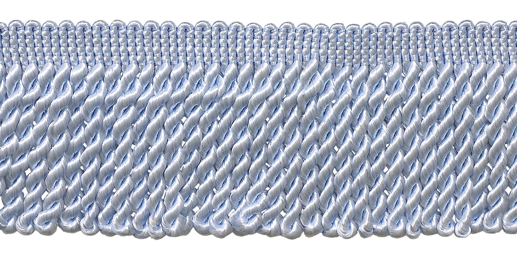 2 1/2" (6cm) Bullion Fringe Trim # EF25,, Arctic Blue #N14 (Light ...