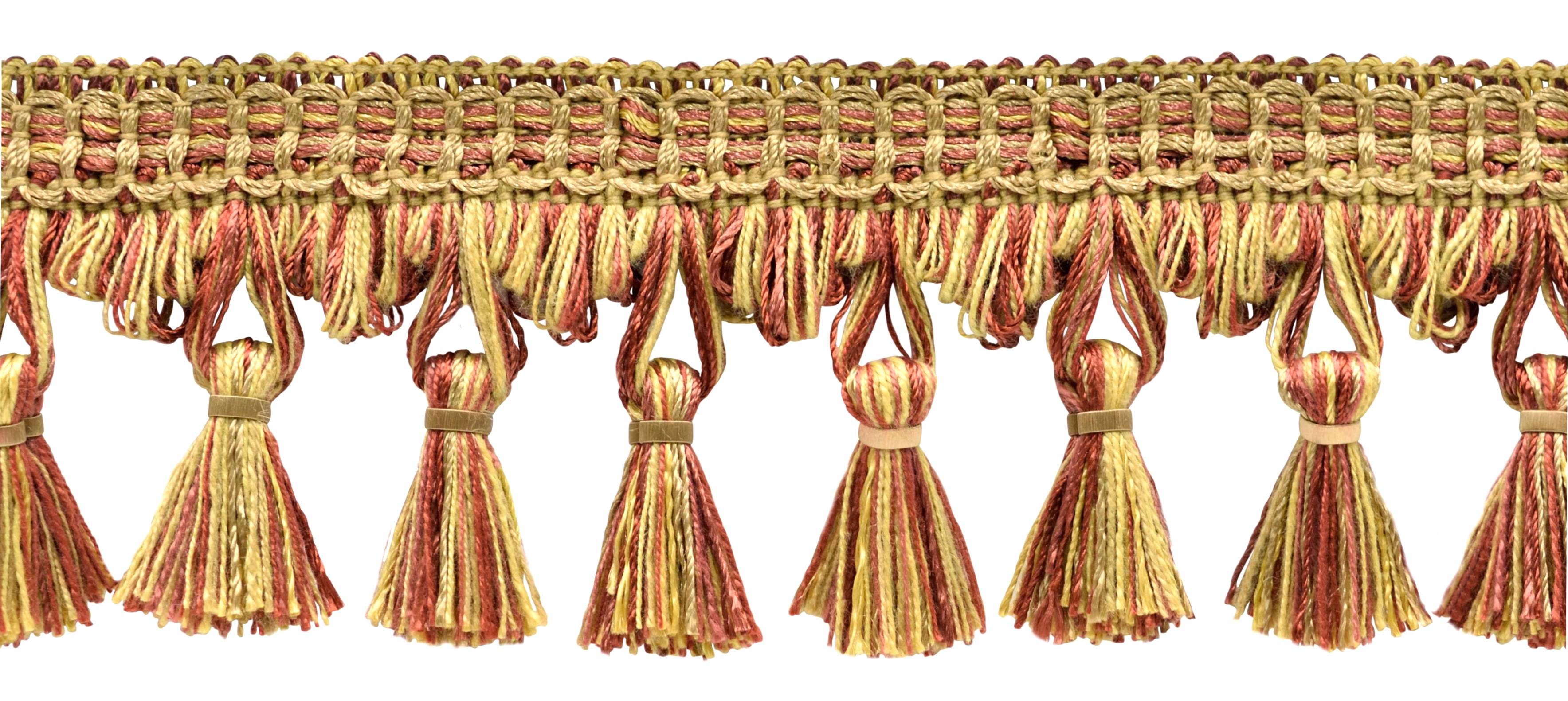 2 1/2" (6cm) Duke Collection Lovely Tassel Fringe Trim # TFDK025 ...