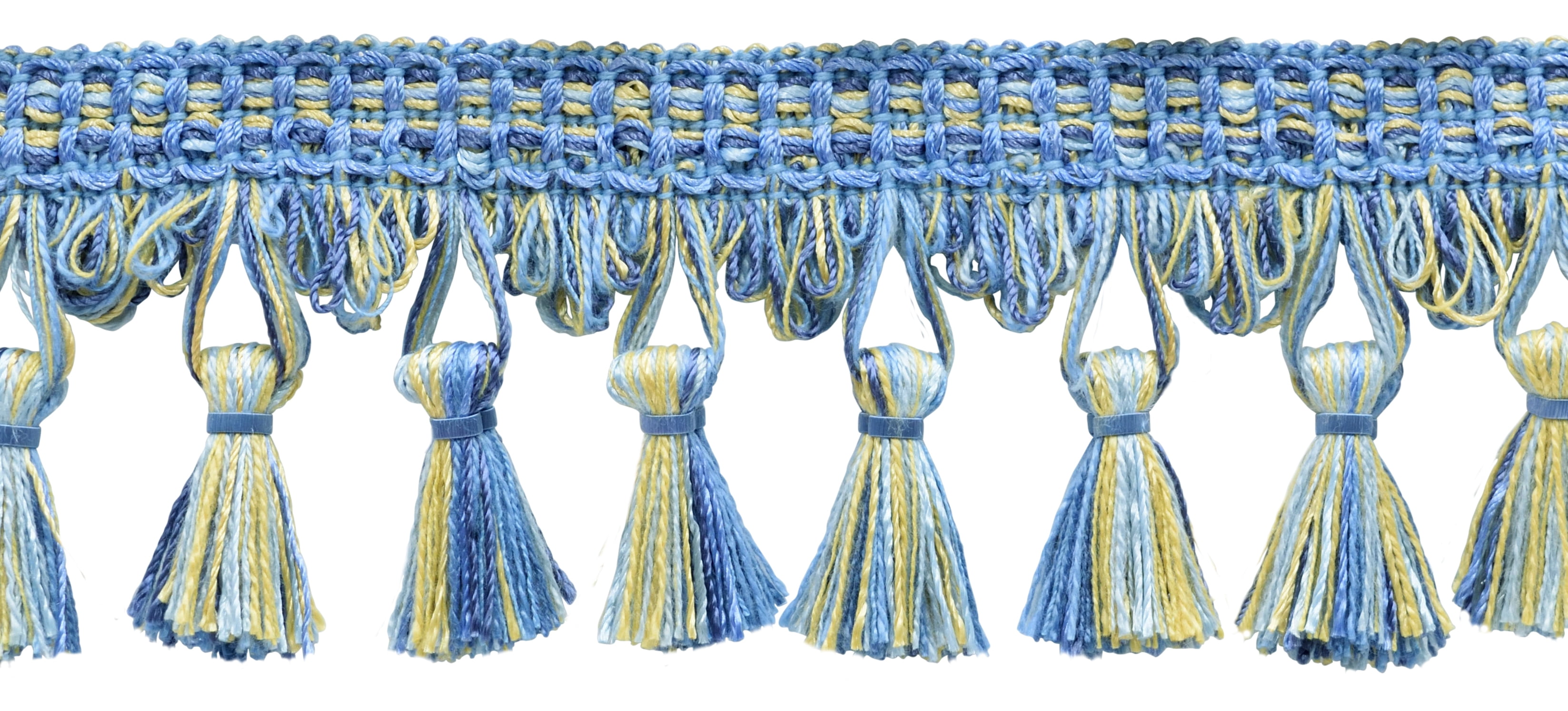 2 1/2" (6cm) Duke Collection Lovely Tassel Fringe Trim # TFDK025 ...