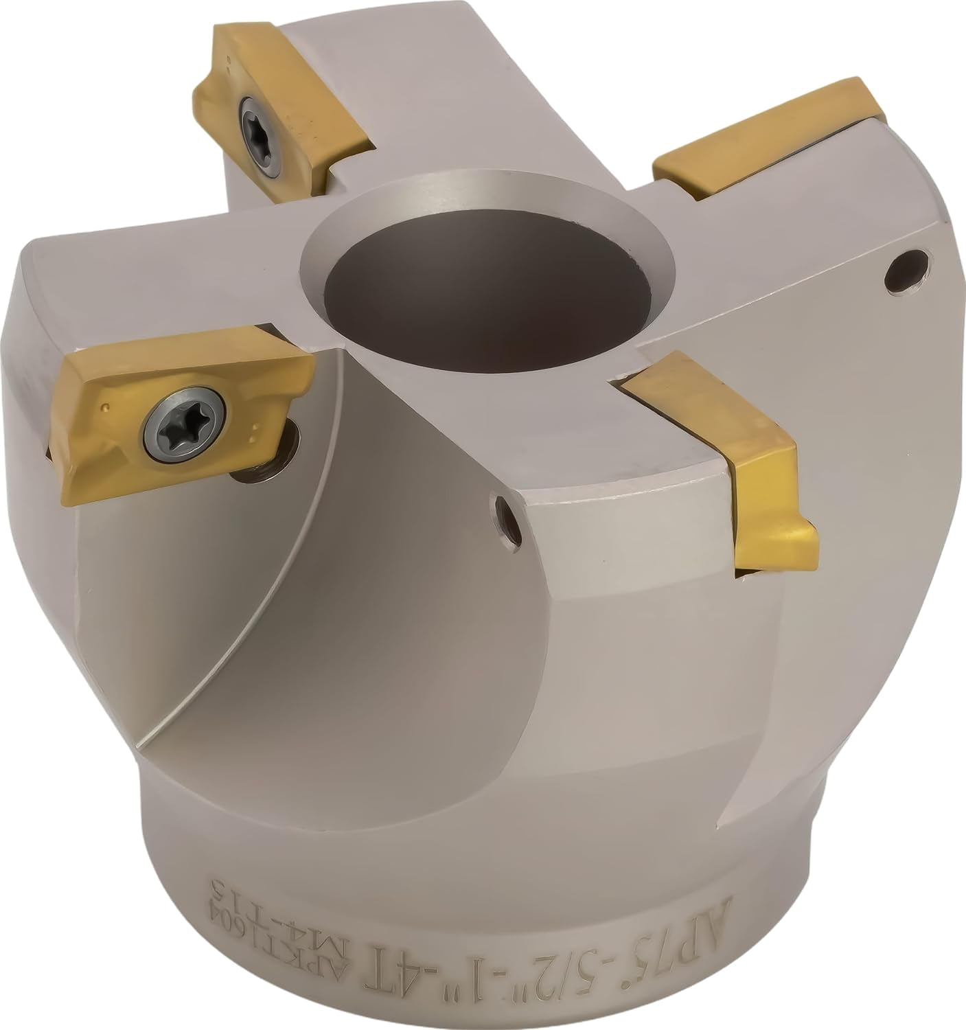 2 1/2" 75° Indexable Face (Shell) Mill, 1" Arbor Hole Diameter, 4 Flute ...