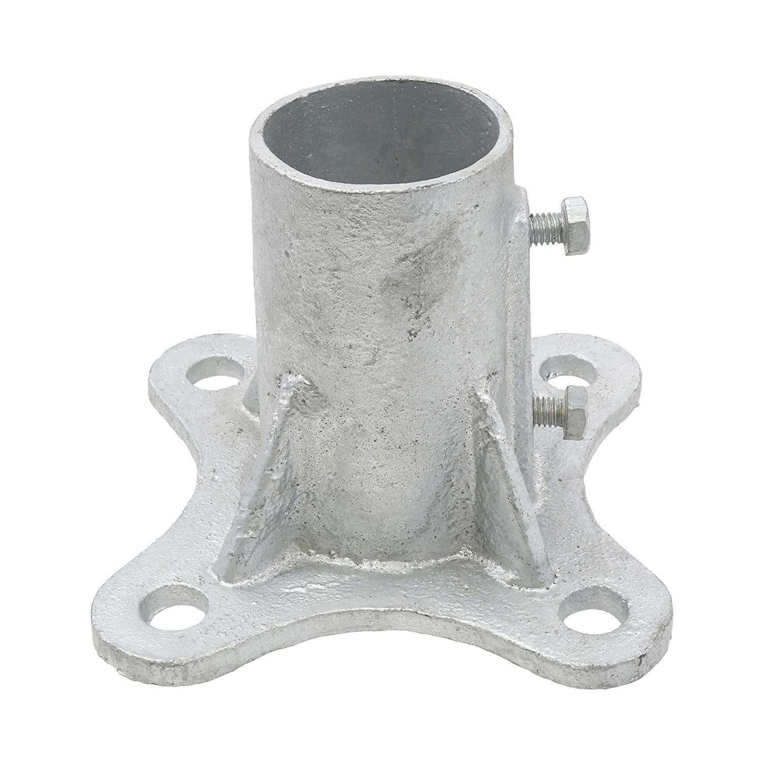 2 1/2" Floor Flange w/ 2 Set Screws (Fits 2 3/8" OD) - Walmart.com