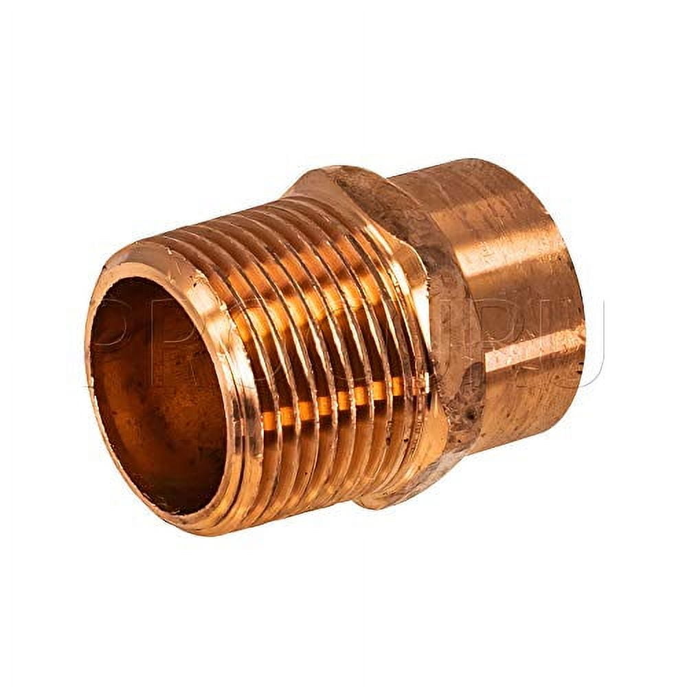 2-1/2 Inch Copper Male Adapter CxM, Certified Safe for Potable Water (2 ...