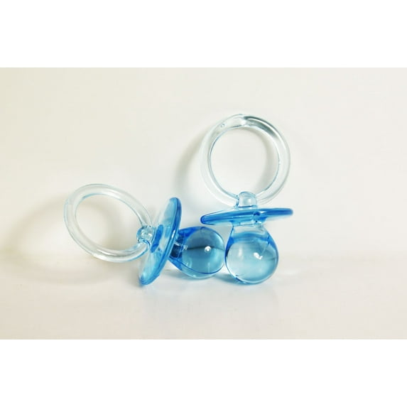2-1/2" Mini Clear Pacifiers Baby Shower Game Party Decoration Favors ...