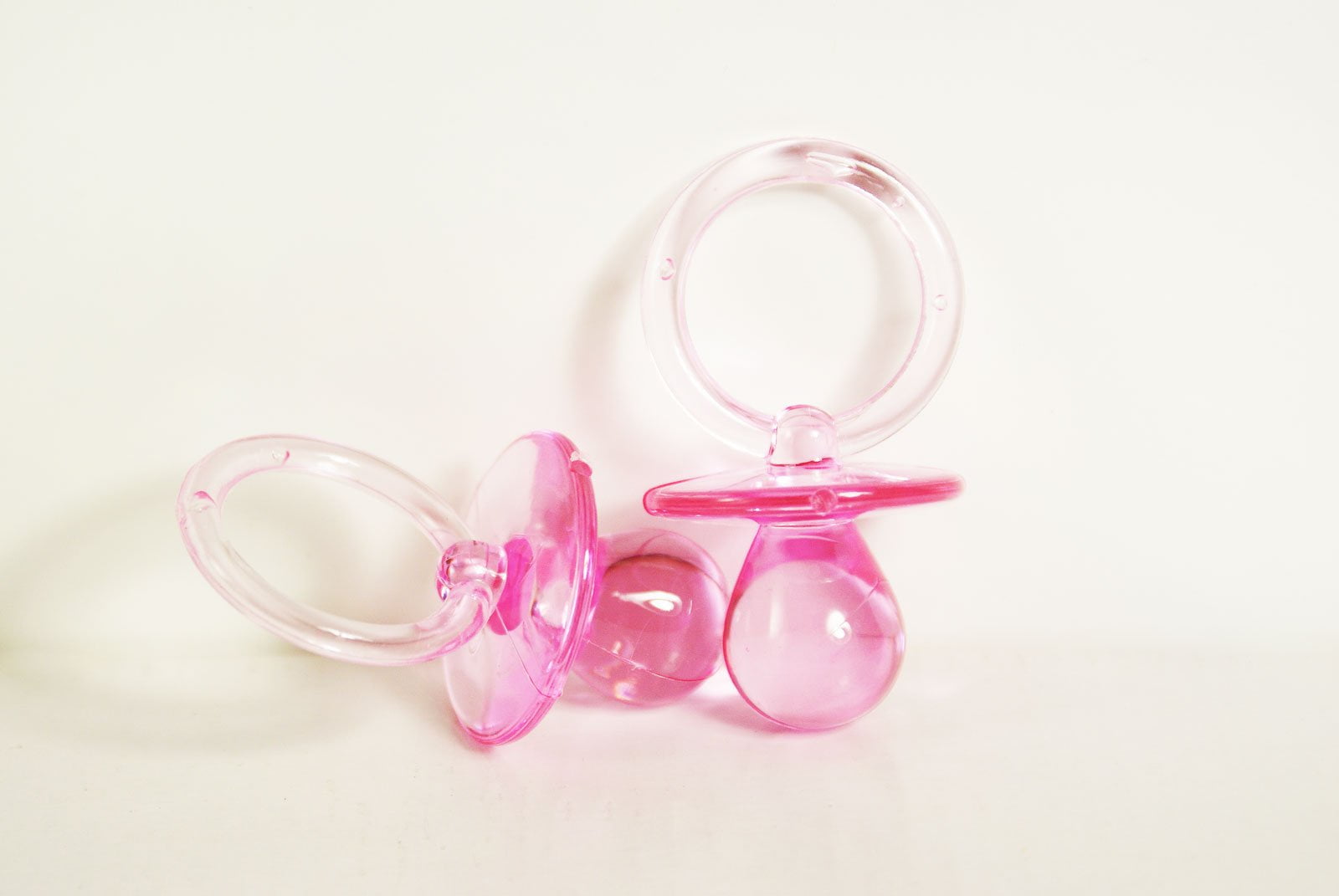 2-1/2" Mini Clear Pacifiers Baby Shower Game Party Decoration Favors ...
