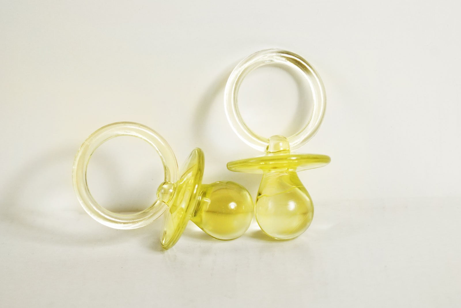 2-1/2" Mini Clear Pacifiers Baby Shower Game Party Decoration Favors ...