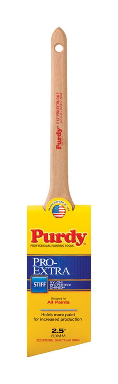 2-1/2" Purdy 144080725 Pro-Extra Dale Angled Sash Paint Brush, Tynex ...