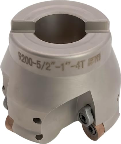 2 1/2" Round Insert Indexable Face (Shell) Mill, 1" Arbor Hole Diameter ...