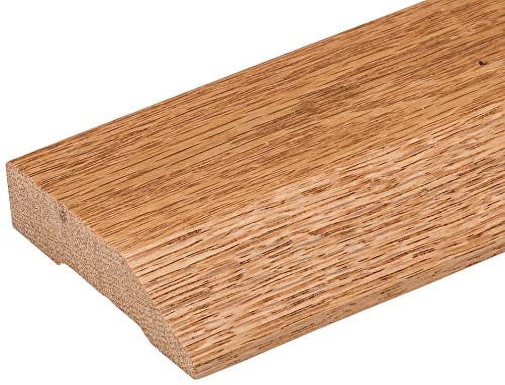 2 1/2" Wide x 5/8" High Pre-Finished Butt up Threshold (6 FT (72 3/4 ...