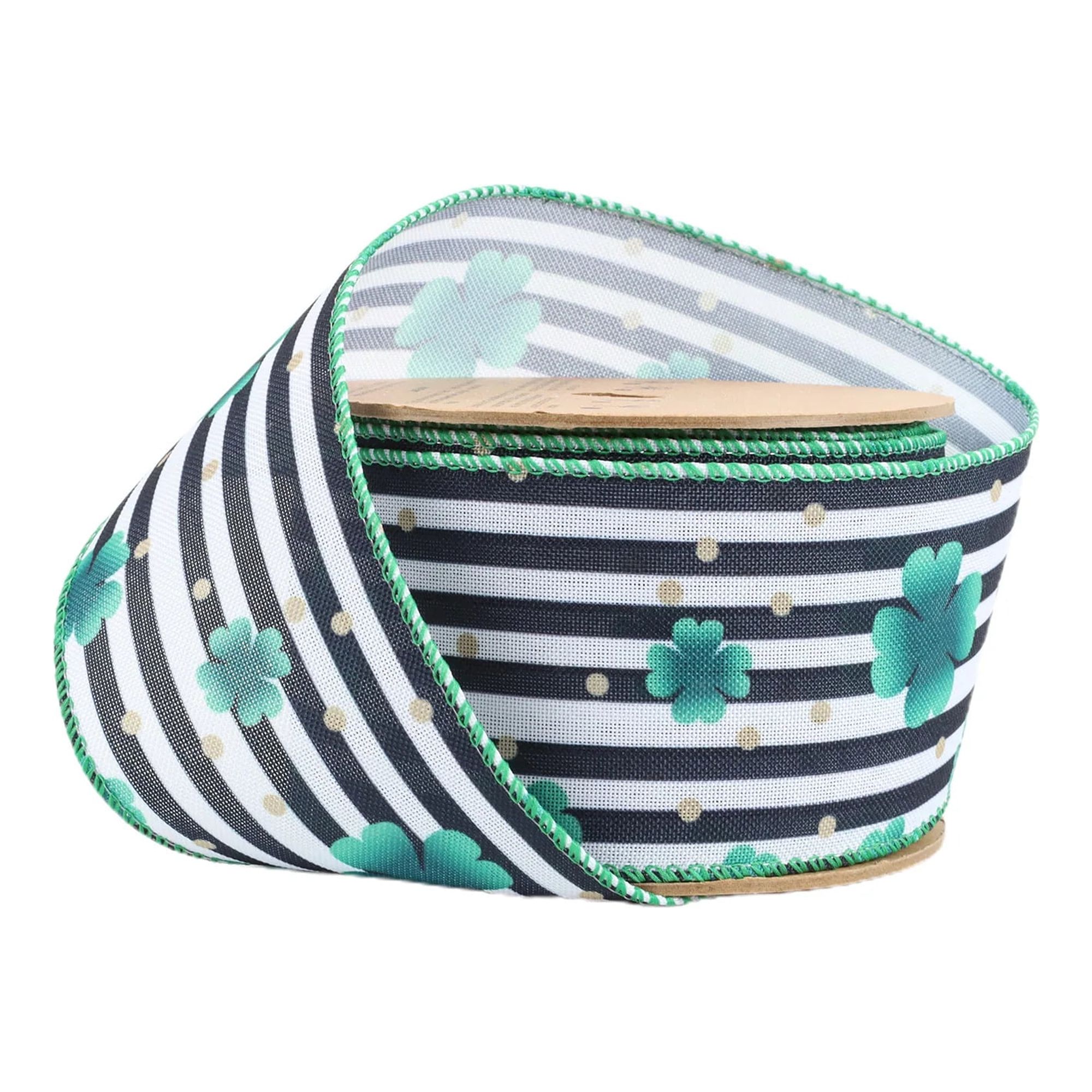 Ribbon Traditions Off-White / Black Diagonal Buffalo Plaid Burlap Wired ...