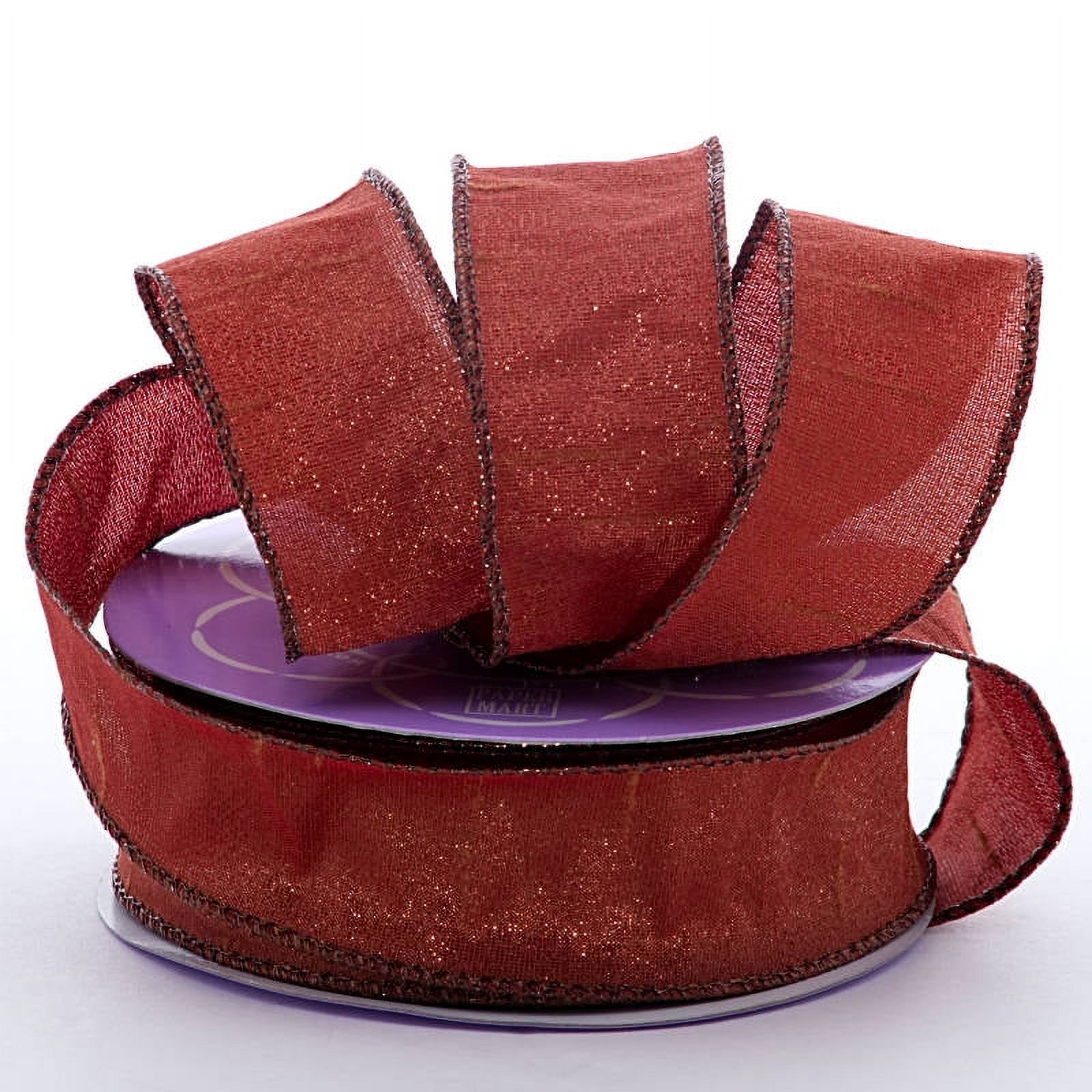 2 1/2" X 10 Yards Cinnamon Vibrant Metallic Ribbon by Paper Mart ...