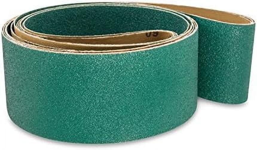 2 1/2 X 60 Inch 40 Grit Metal Grinding Zirconia Sanding Belts, 6 Pack ...