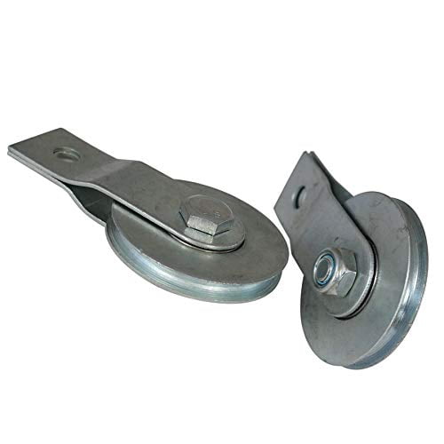 2-1/2" Zinc Plated Steel Split Bracket Pulley with Ball Bearing: 1, 2 ...