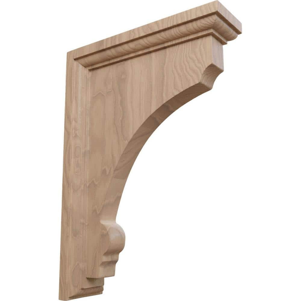 2-1/2 in. x 10 in. x 7 in. Mahogany Large Thompson Bracket - Walmart.com