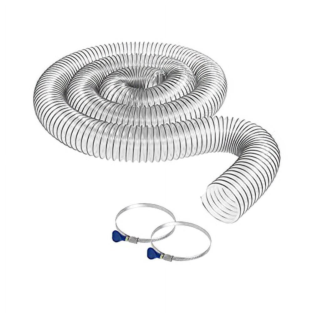 2-1/2 inch Diameter by 10 foot Long PVC Dust/Debris Collection Hose ...