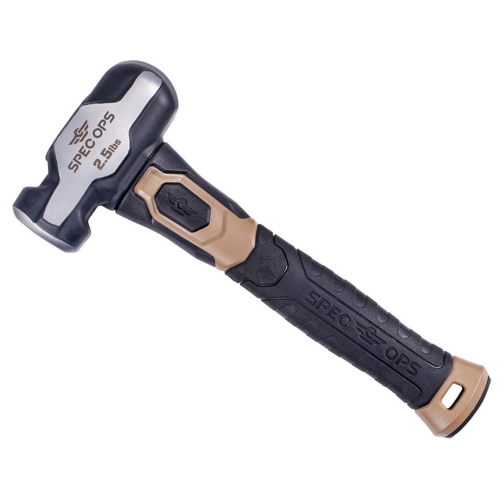 2-1/2 lbs. Sledge Hammer with Removable Soft Mallet Cap and Bi-Material ...