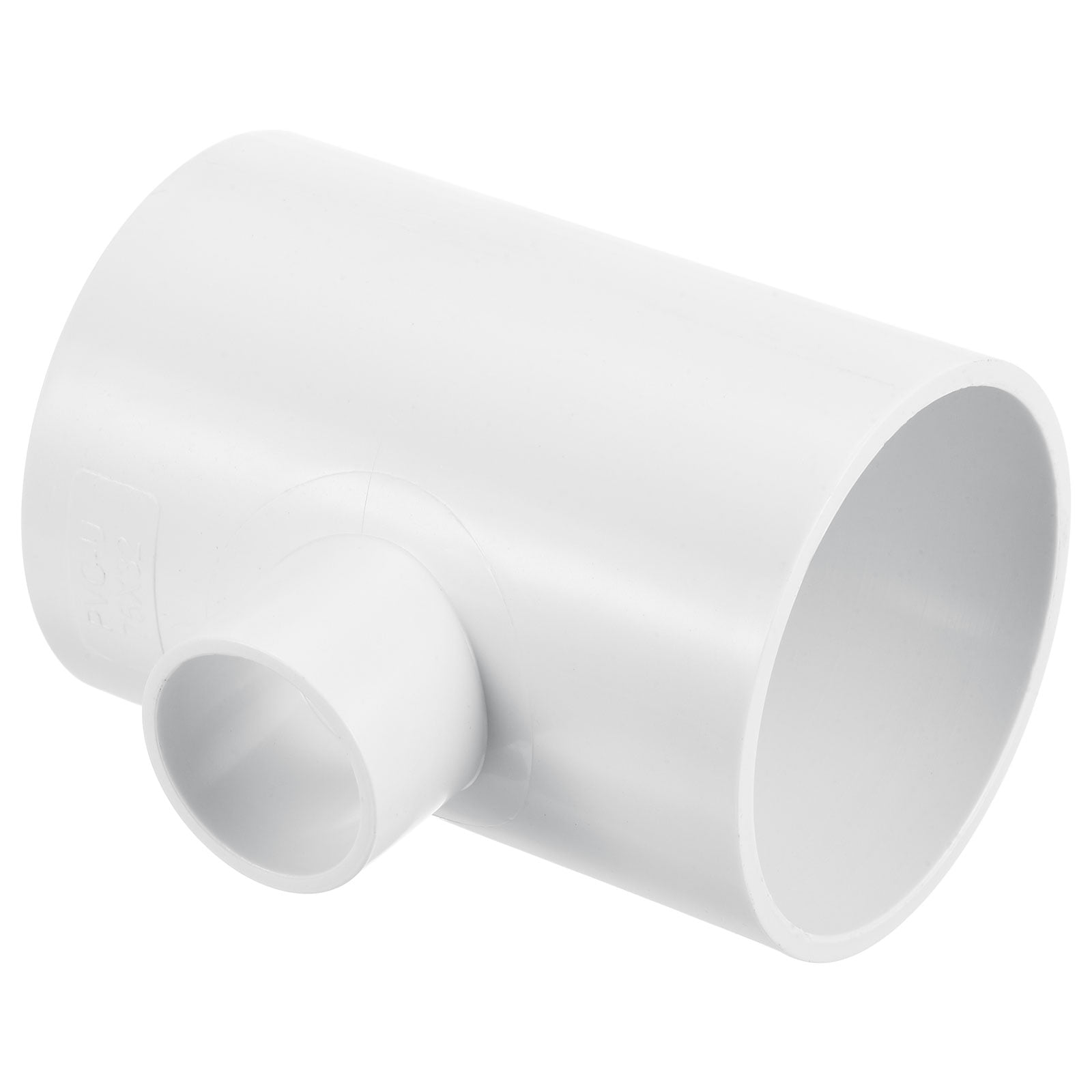 2 1/2" x 1" 3 Way Tee Pipe Fittings Joint Coupling Pipe Adapter, White - Walmart.com