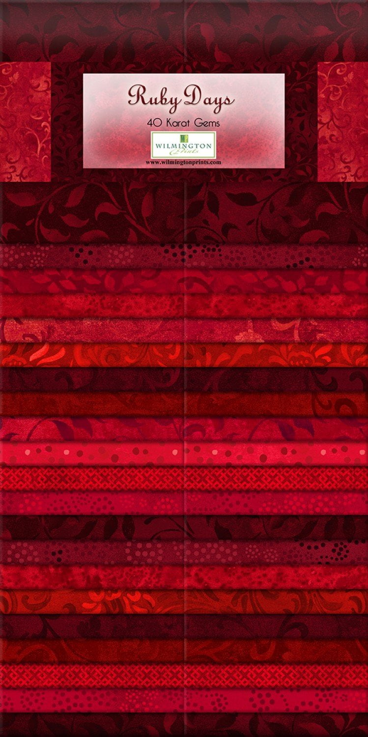 2-1/2in Strips Ruby Days 40pcs - Walmart.com