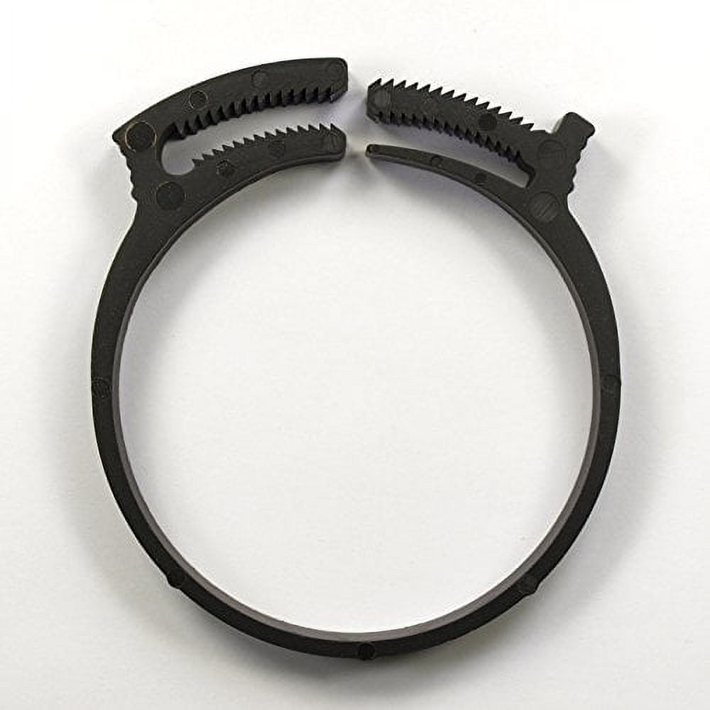 2 1/4" (2.25") Duty Double Gripping Nylon Plastic Hose Clamps, 225° F ...