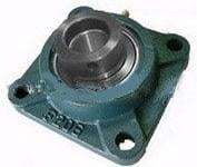 2 1/4" Inch Bearing HCF212-36 Square Flanged Cast Housing Mounted ...