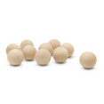 2-1/4 Inch Small Wood Balls, Pack of 5 Wooden Balls for Crafts and DIY ...