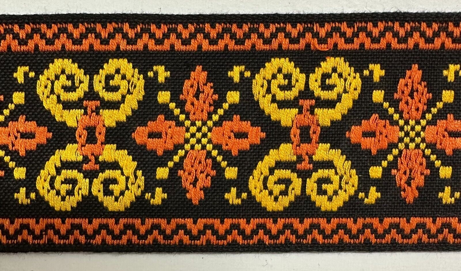 2-1/4" Jacquard Woven Ribbon Trim - 9 Continuous Yards! - Walmart.com