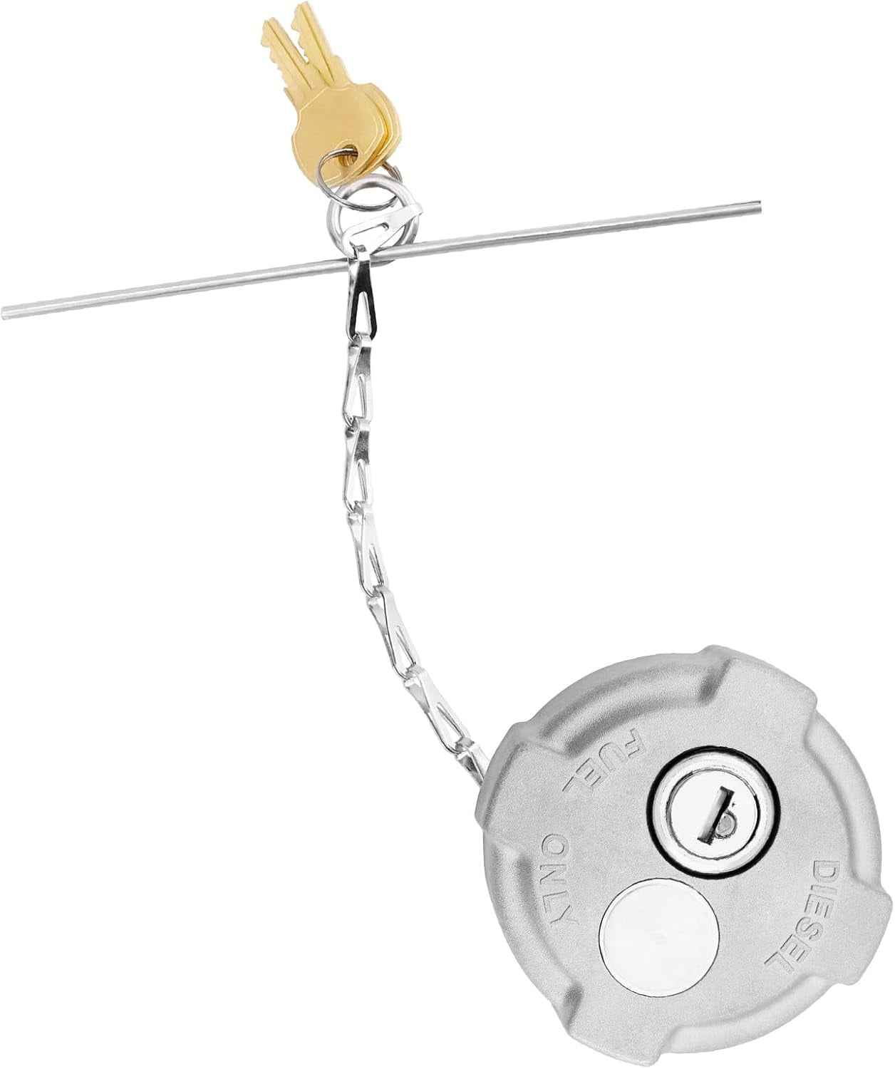 2 1/4" Locking Diesel Fuel Cap Compatible with Reefer Trailer ...
