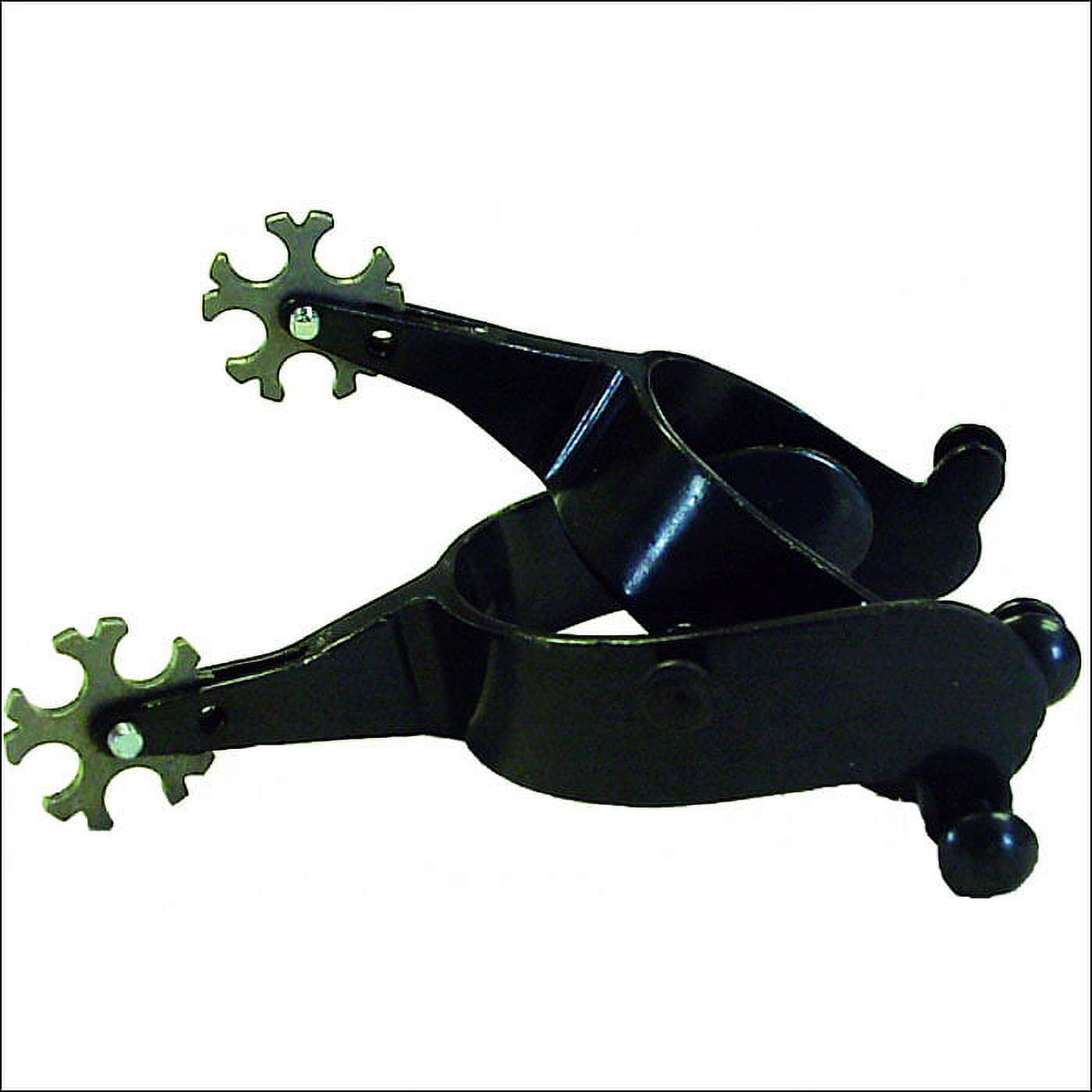2 1/4" Saddle Barn Bull Riding Super Pro Steel Spur With Rowels ...