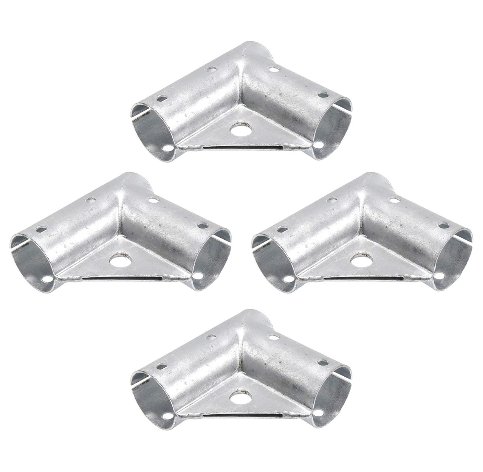 2" (1 7/8" OD) x 2" (1 7/8" OD) Chain Fence Gate Corner | Pressed Steel ...