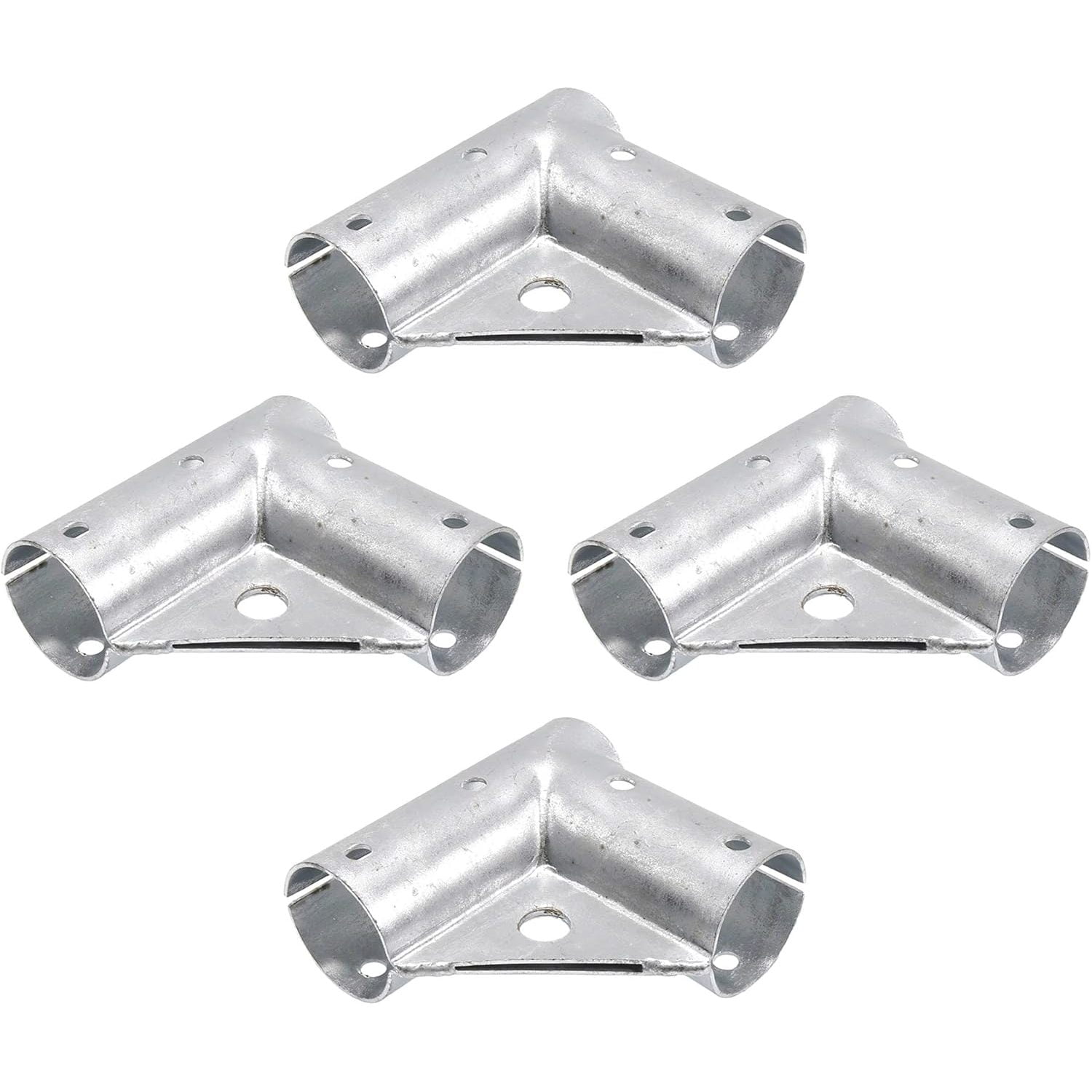 2" (1 7/8" OD) x 2" (1 7/8" OD) Chain Link Fence Gate Corner | Pressed ...