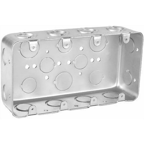 2-1/8 Inch Deep Four Gang Multi Device Switch Box-1 per case$$Tools ...