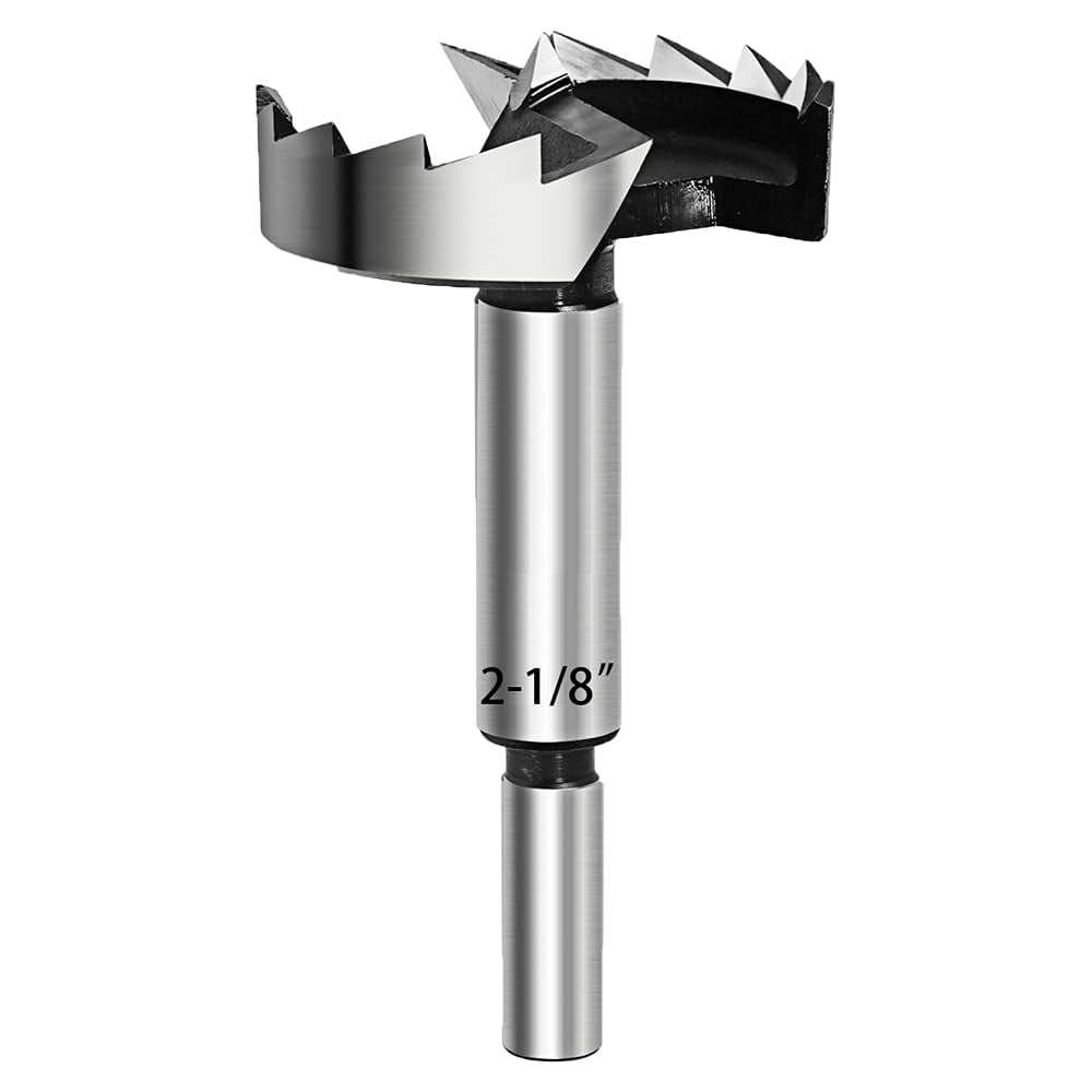 2-1/8 Inch Forstner Bit, BASYNOL Forstner Drill Bit for Wood by Round ...