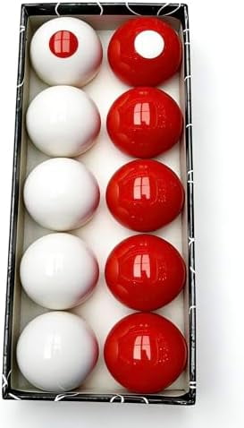 2-1/8" Regulation Bumper Pool Balls Set, Durable Polyester Resin ...