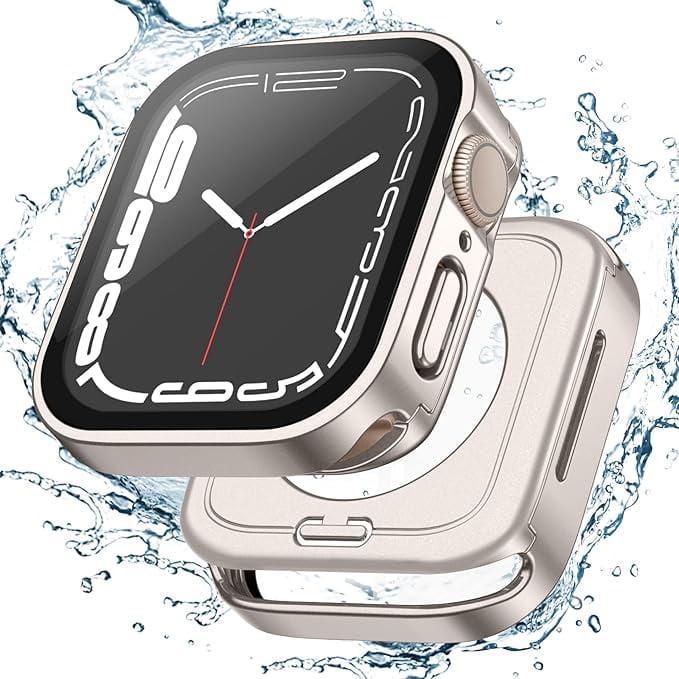 (2 in 1) Adepoy 2-Pack Waterproof Case for Apple Watch 45mm Series 9/8 ... (2 in 1) Adepoy 2-Pack Waterproof Case for Apple Watch 45mm Series 9/8 ...