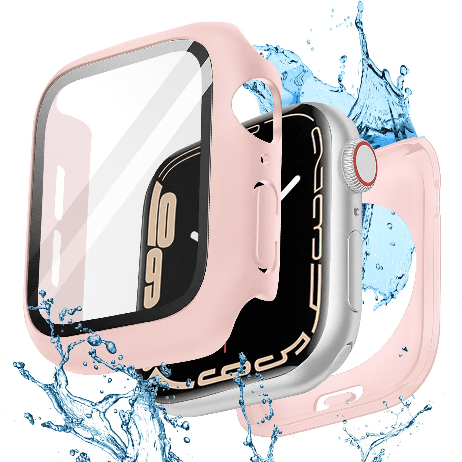 2 in 1 Apple Watch Waterproof Case Compatible for Series 4/5/6 40mm ...