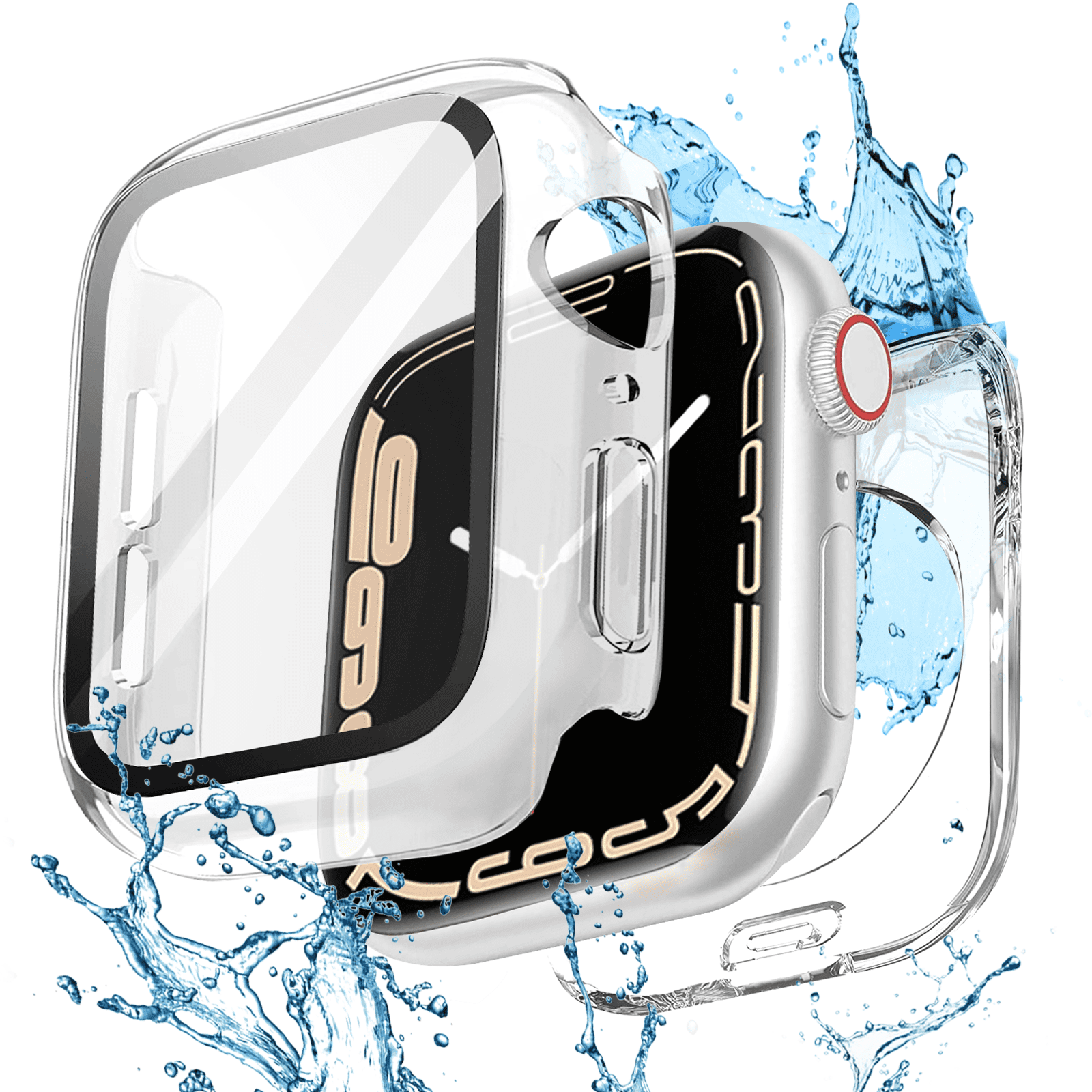 2 in 1 Apple Watch Waterproof Case Compatible for Series 4/5/6 40mm ...