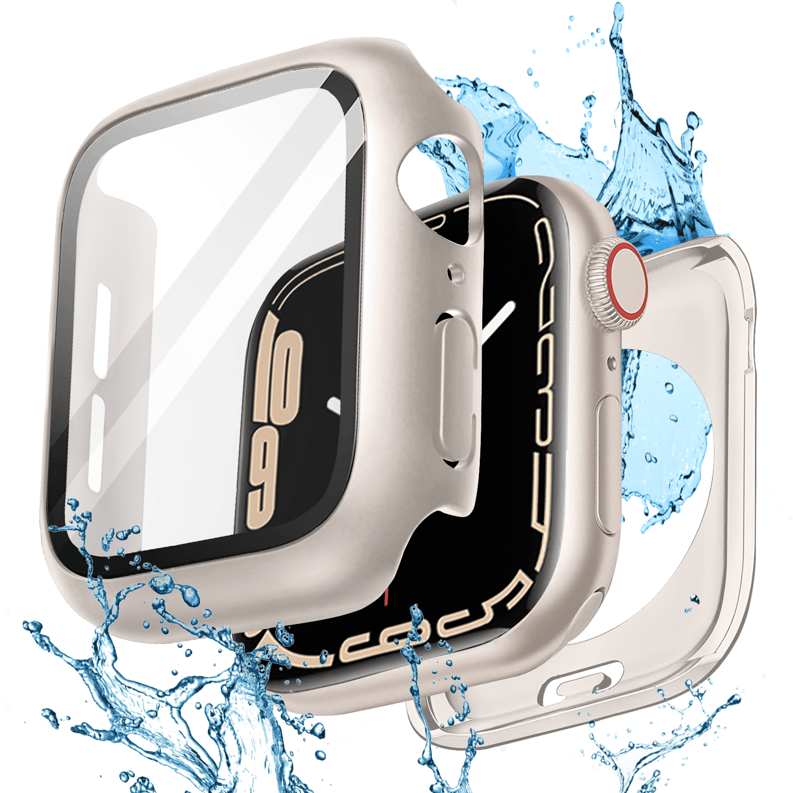 2 in 1 Apple Watch Waterproof Case Compatible for Series 8/7 45mm ...