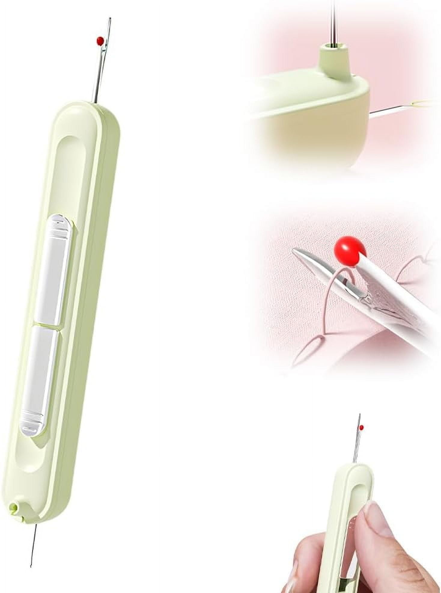 2 in 1 Automatic Needle Threader Seam Ripper, 2025 Upgrade Sewing ...