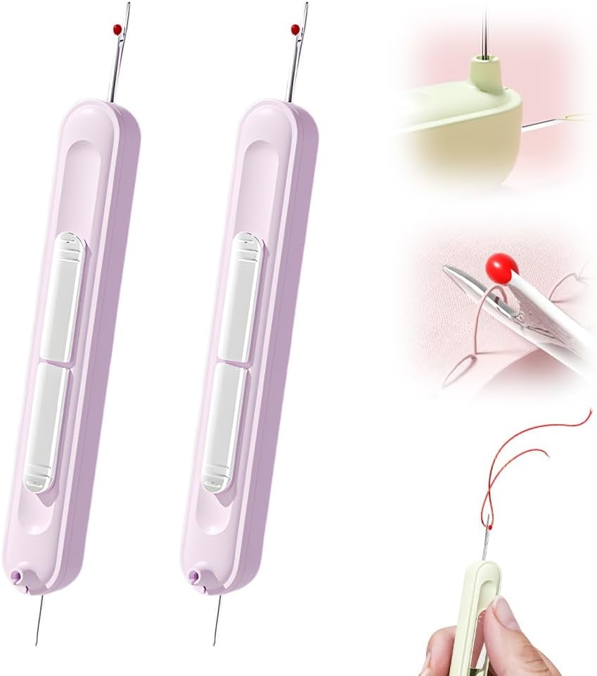 2 in 1 Automatic Needle Threaders Seam Ripper, 2025 New Plug-in Needle ...