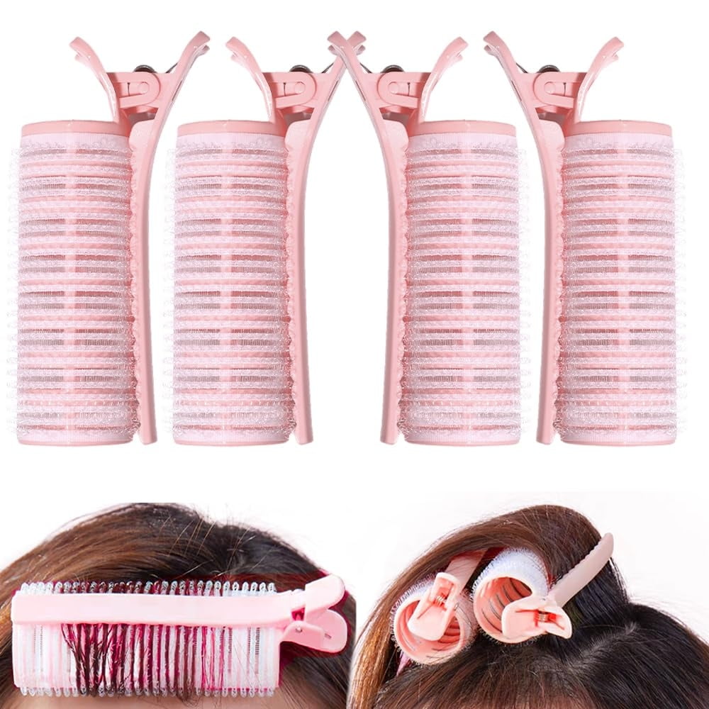 2 In 1 Bangs Hair Rollers With Clip Hair Styling Clips Set,Volumizing ...